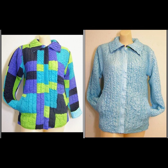 Cactus | Jackets & Coats | Nwt Cactus Reversible Jacket Print To Solid ...